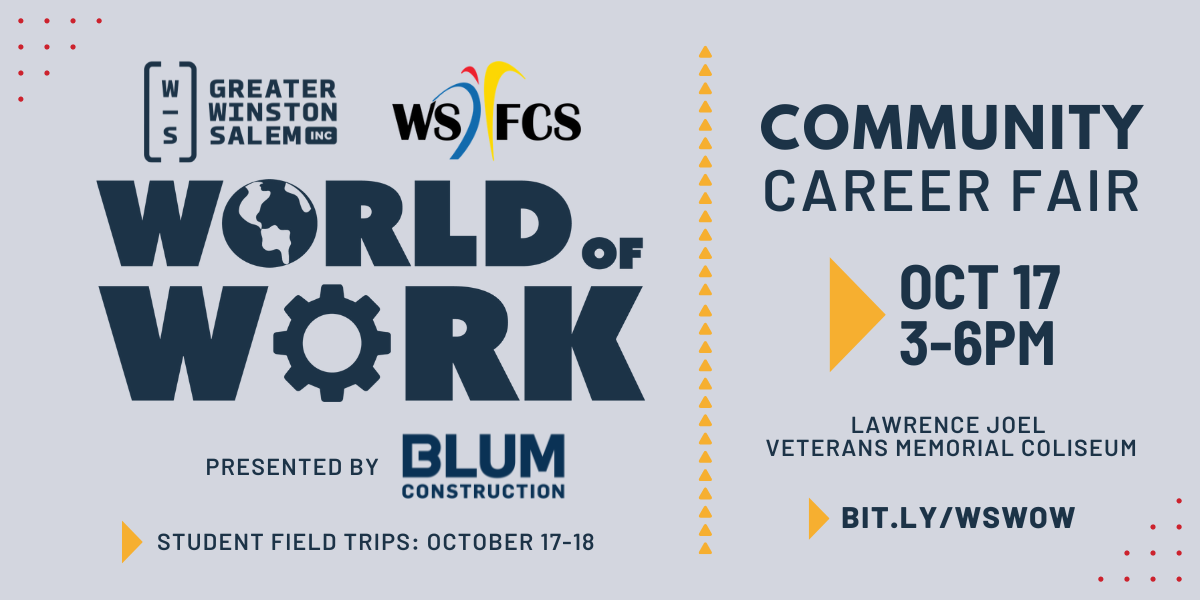 World of Work Introduces Students to Career Paths - Greater Winston ...